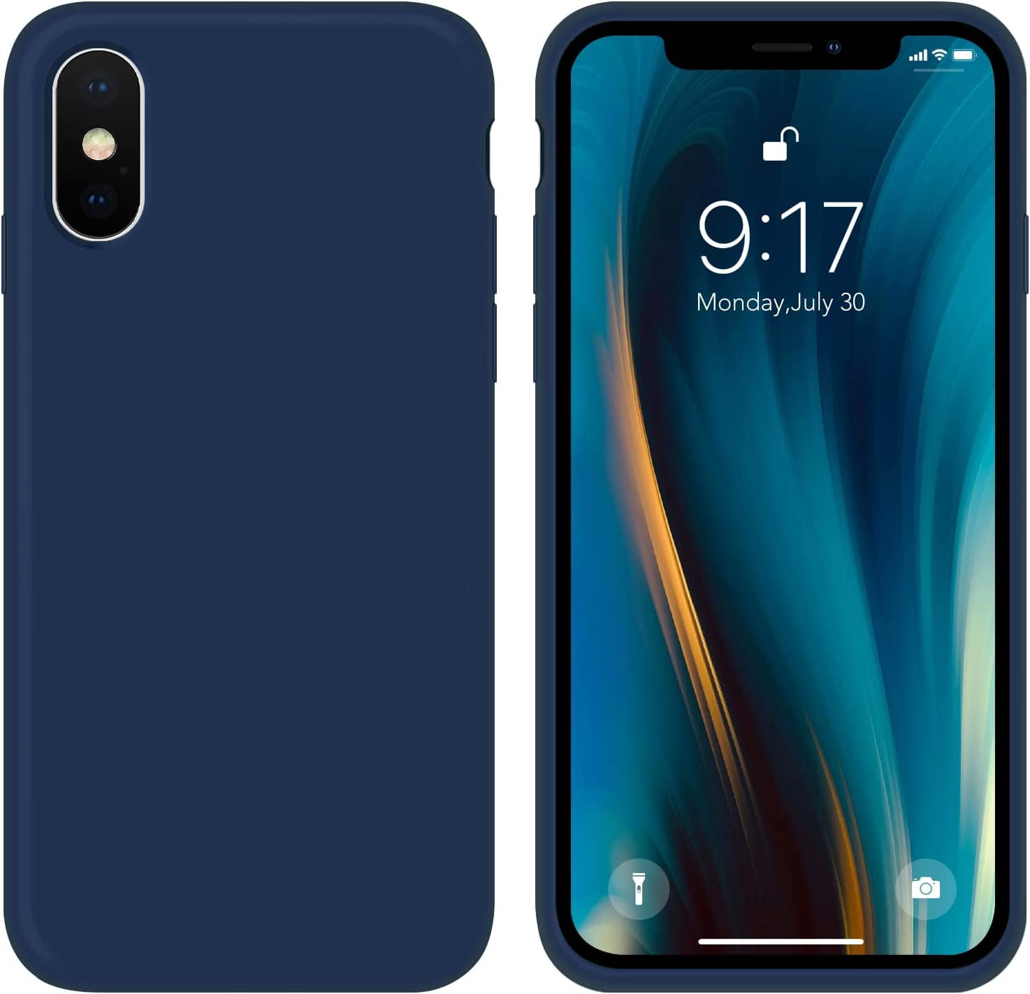 iPhone Xs Max Case - Liquid Silicone Phone 10 Pro Max Case, Full Body ...