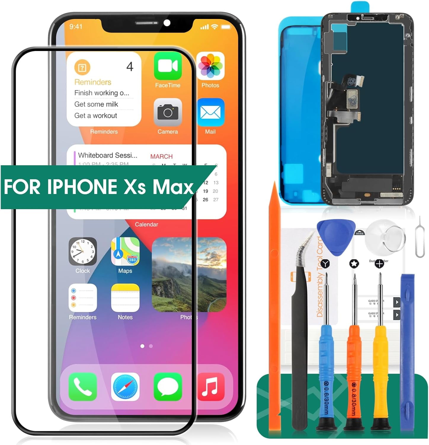 Customer reviews for for iPhone Xs Max Screen Replacement XS MAX LCD Digitizer 6.5inch for ...