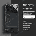 iPhone case, featuring customizable circuit board for shock absorption ...