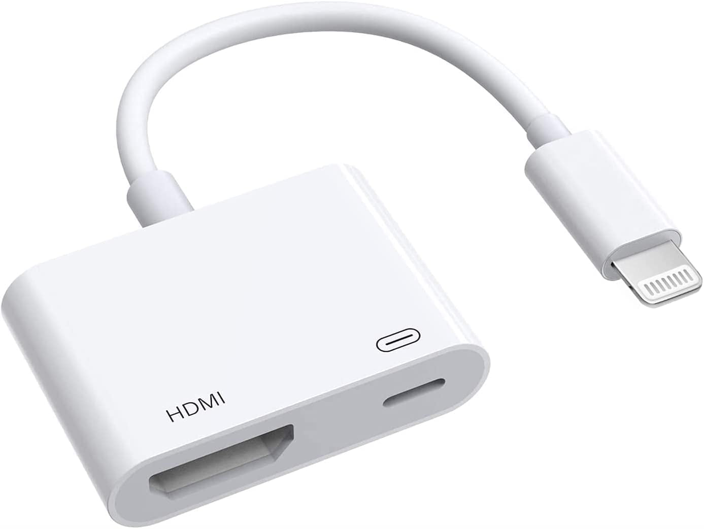 iPhone to HDMI Adapter, Lightning to HDMI Cord for iPhone 12/11/XS/XR/X/8/7/SE iPad to HD TV ...