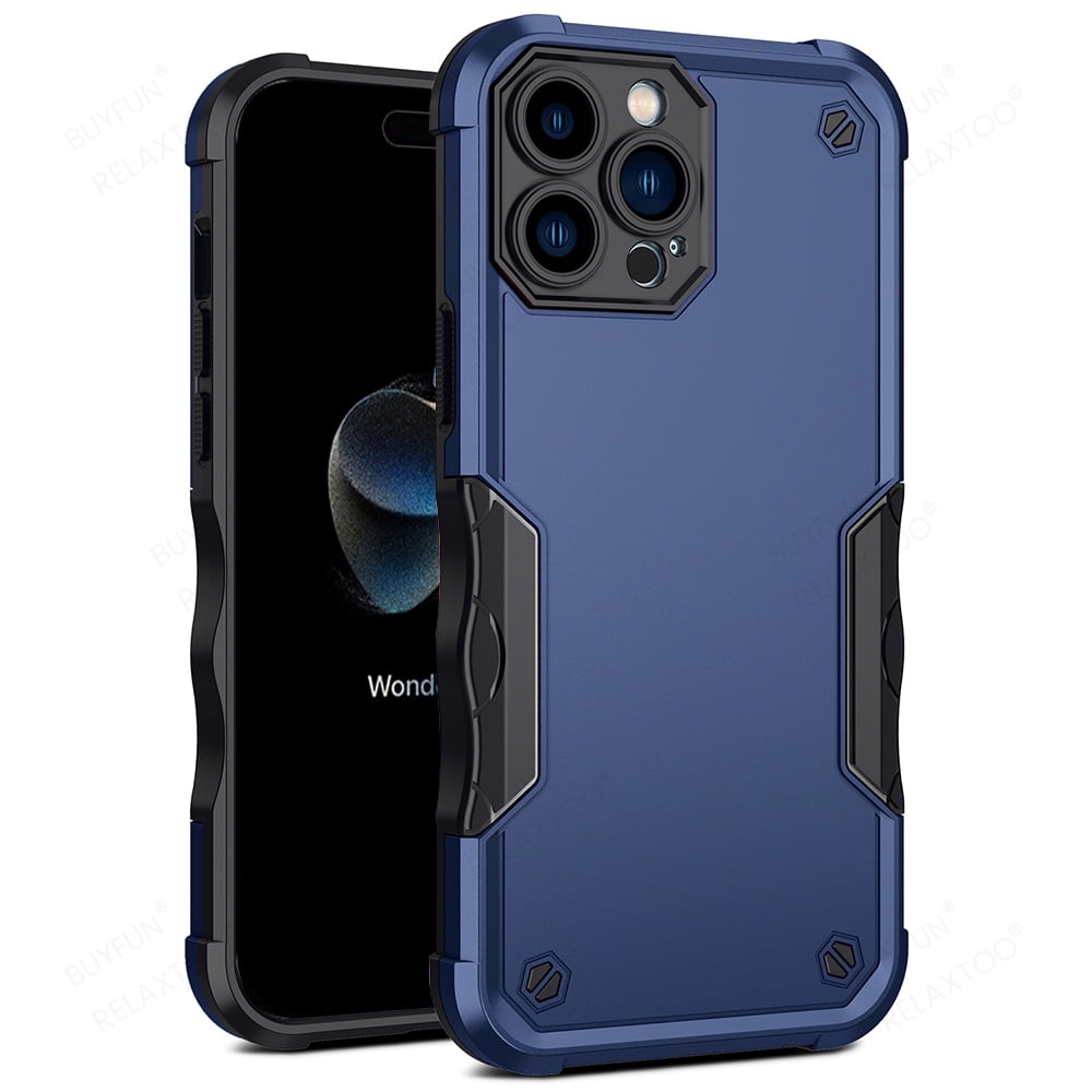 iPhone15Pro 2023 Case Camera Shockproof Hard PC Back Coque For iPhone ...