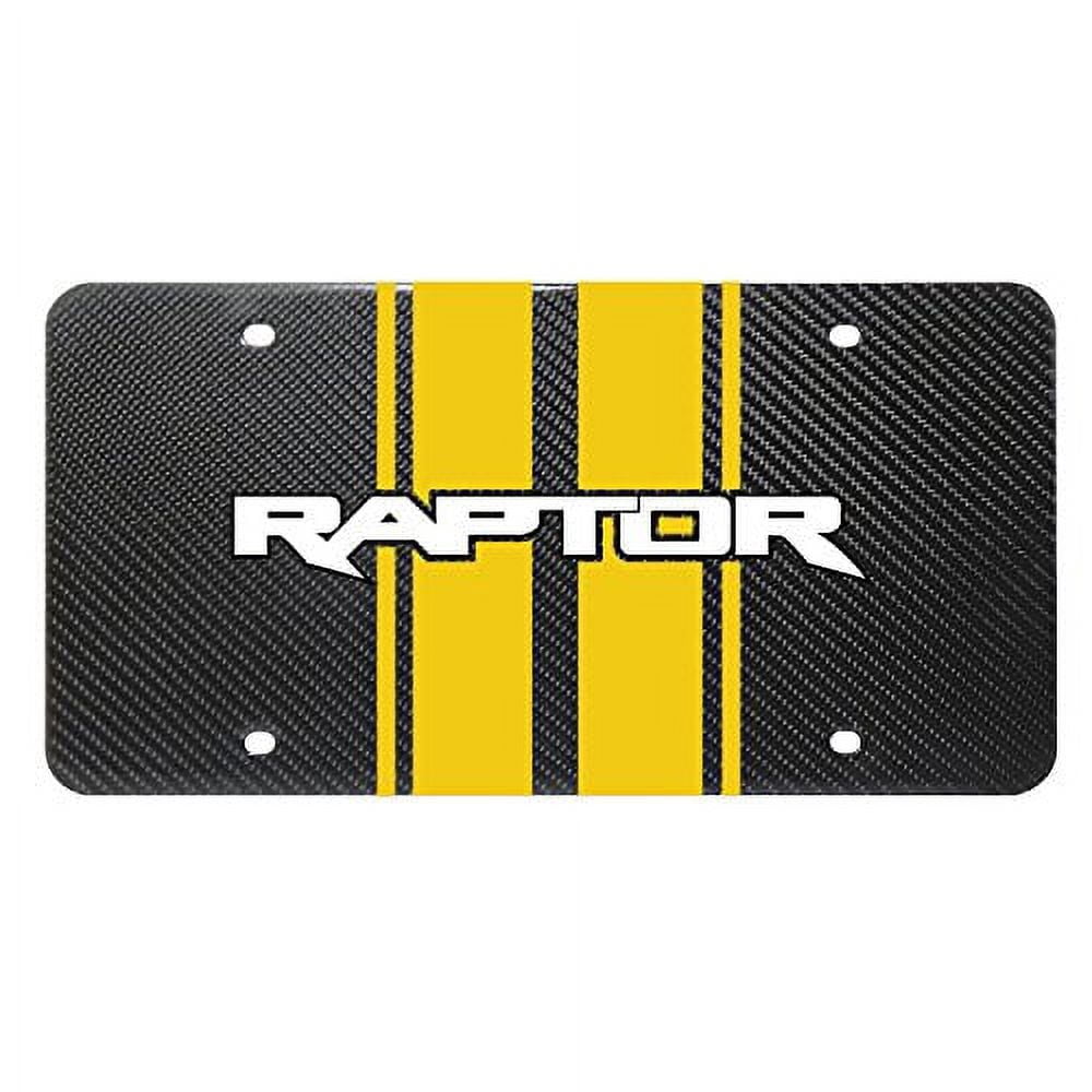 iPick Image Ford F-150 Raptor Yellow Racing Stripes Graphic Genuine ...