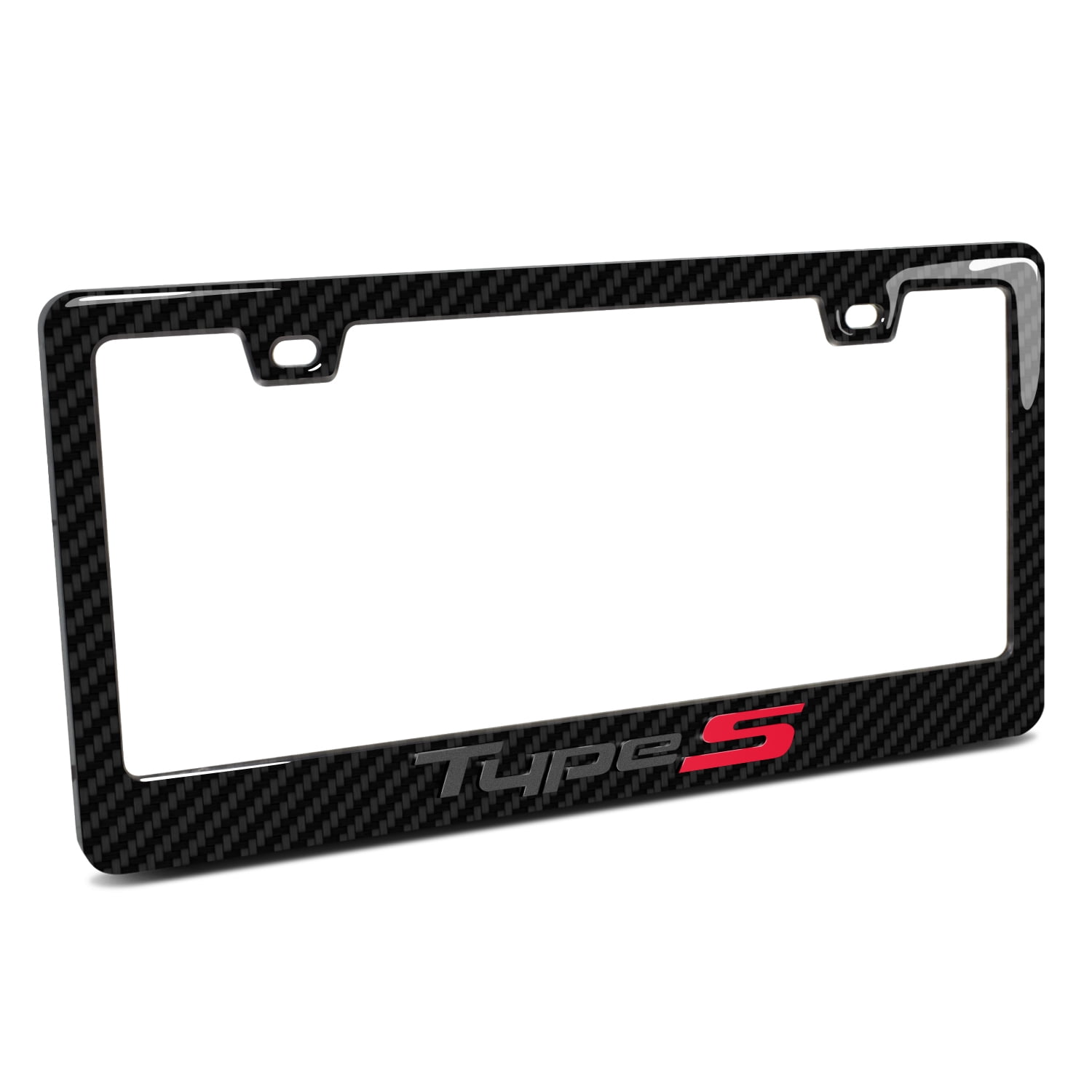 iPick Image for Acura Type-S Logo in 3D Gray Letters on Black Real 3K ...