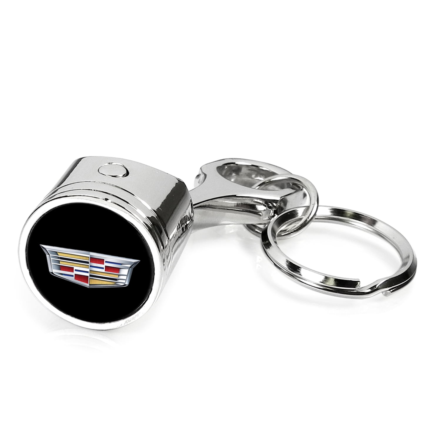 iPick Image for Cadillac Crest Logo Engine Piston Style Chrome Metal ...