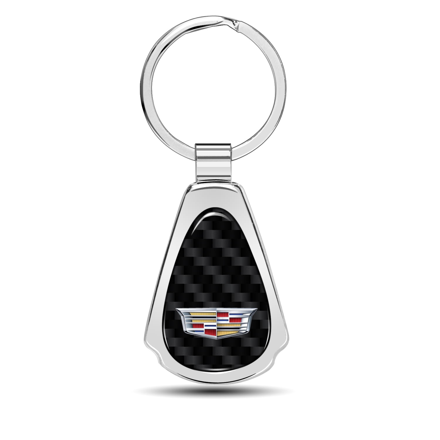 iPick Image for Cadillac Crest Logo Real Black Carbon Fiber Chrome ...