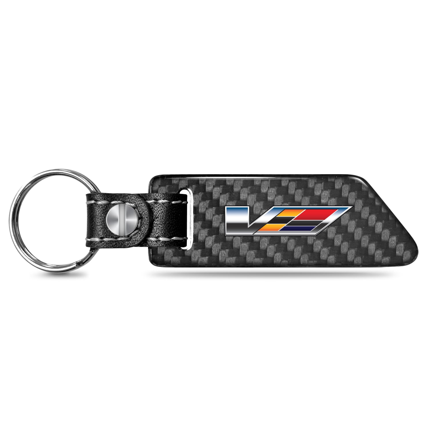 iPick Image for Cadillac V Logo Black Real Carbon Fiber Blade Style ...
