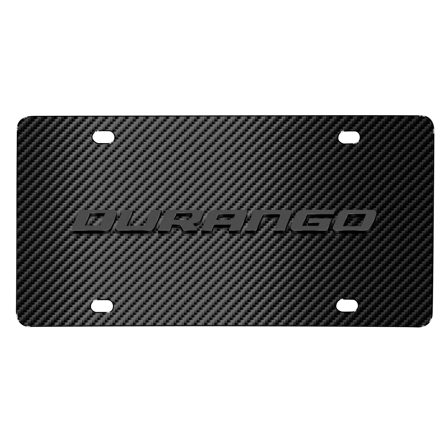 iPick Image for Dodge Durango 3D Dark Gray Logo on Black Carbon Fiber ...