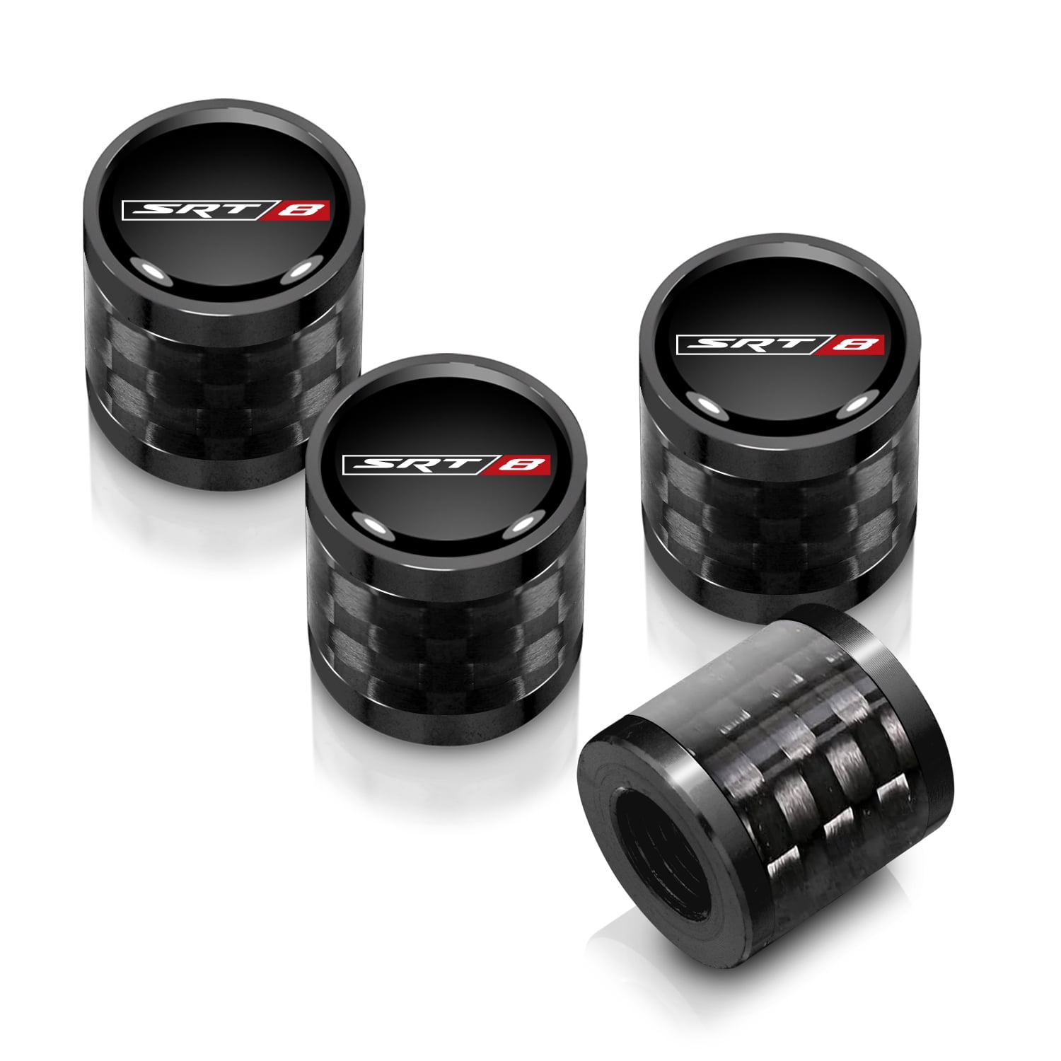 iPick Image for Dodge SRT-8 Logo in Black on Real Carbon Fiber Barrel ...