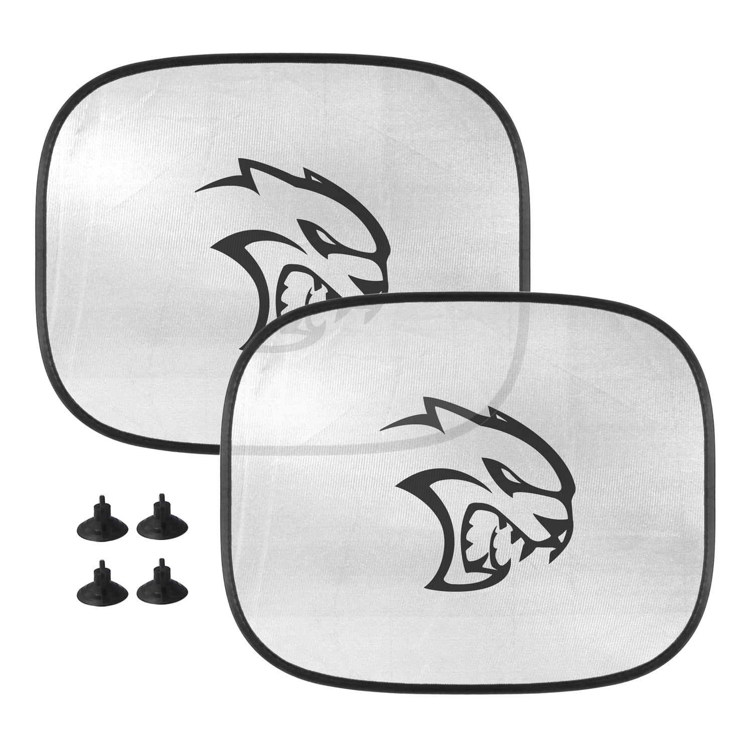 iPick Image for Dodge SRT Hellcat Car Side Window Mesh Sun Shades for ...