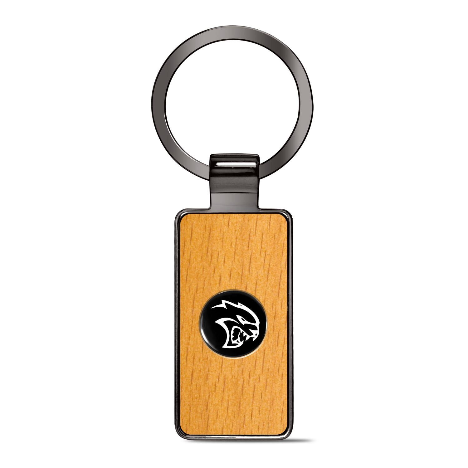 iPick Image for Dodge SRT Hellcat Roundel Logo in Black on Maple Wood ...