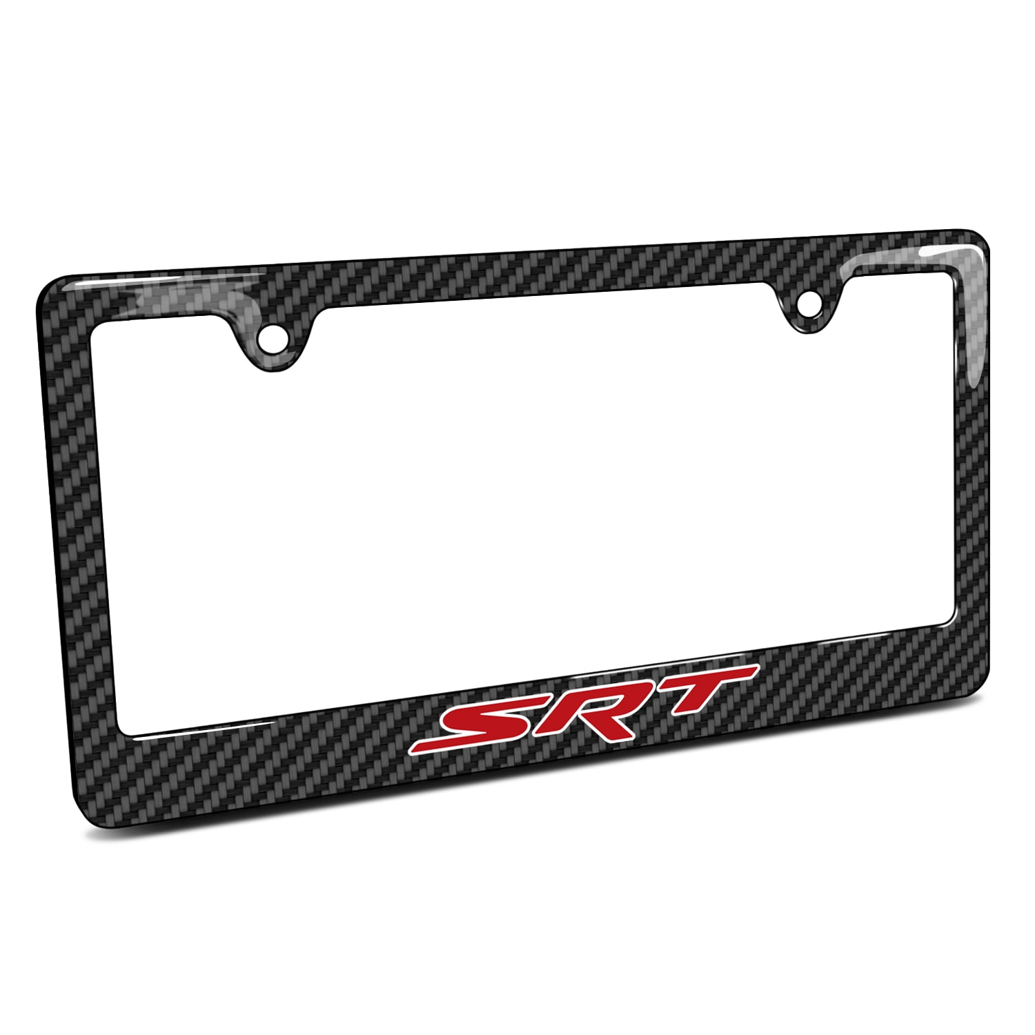 iPick Image for Dodge SRT Logo Black Carbon Fiber Look ABS Plastic ...