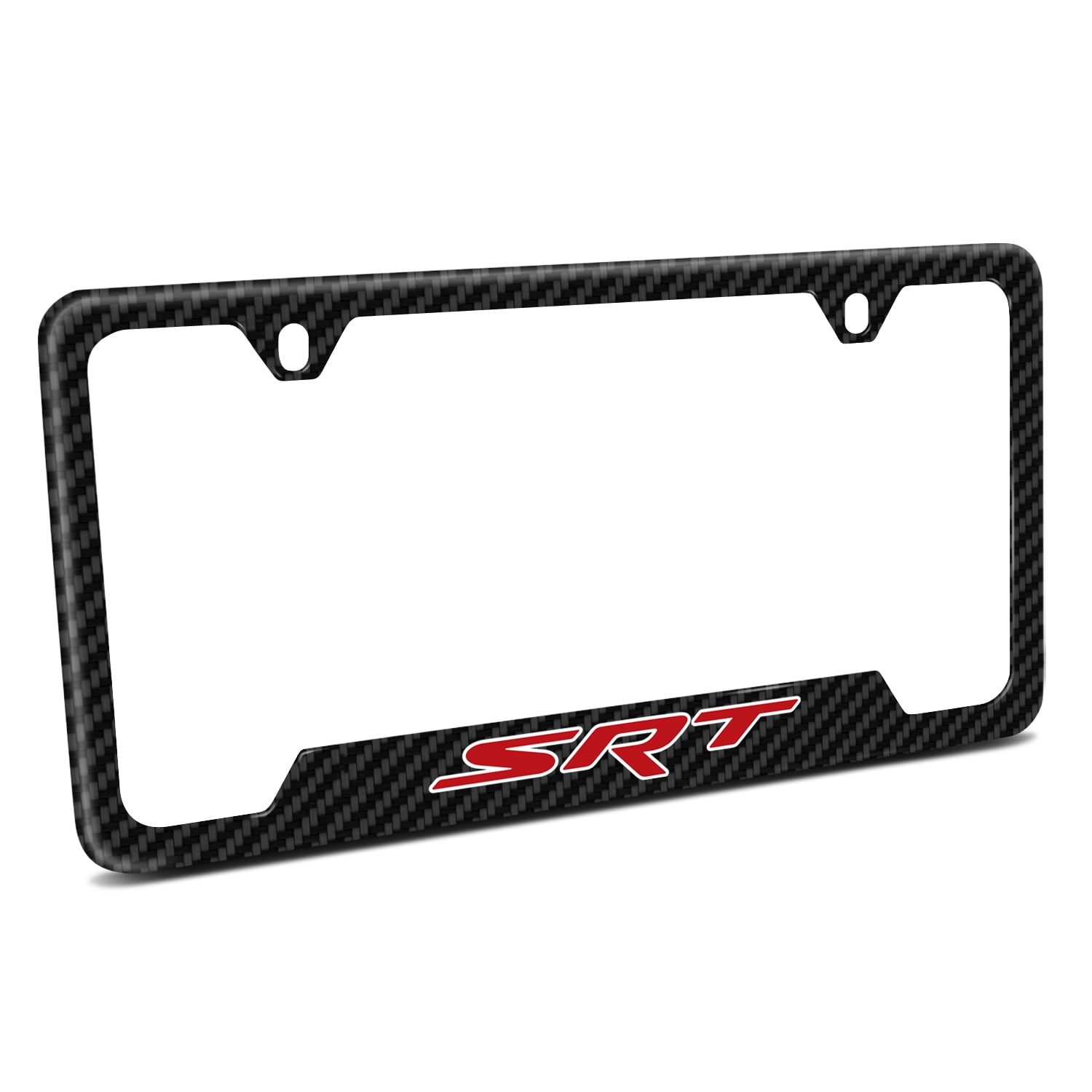 iPick Image for Dodge SRT Logo Black Carbon Fiber Texture ABS Plastic ...