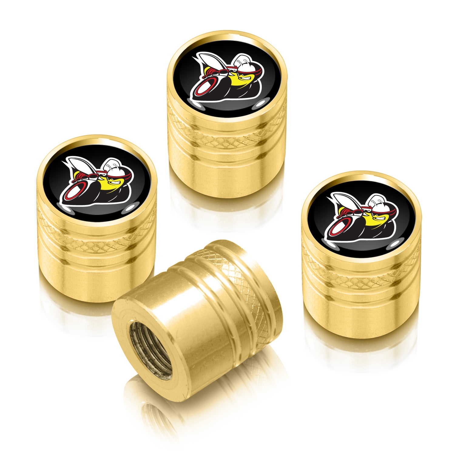 iPick Image for Dodge Scat-Pack Full Color in Black on Golden Aluminum ...