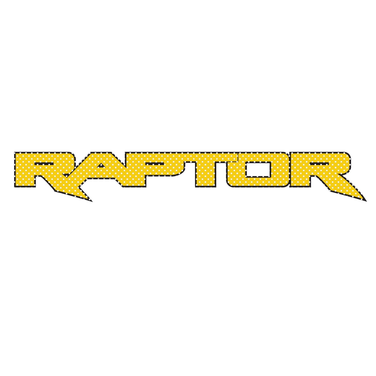 iPick Image for Ford F-150 Raptor in Yellow Perforated Unobstructed ...