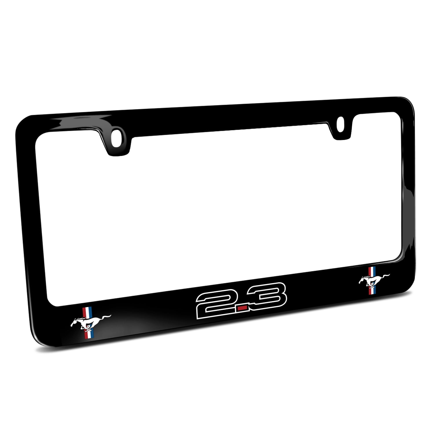 iPick Image for Ford Mustang 2.3L EcoBoost Outline Dual Logo Black ...