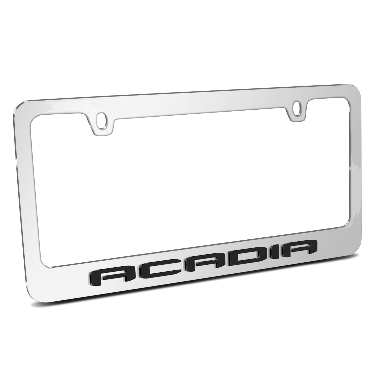 iPick Image for GMC Acadia in 3D Mirror Chrome Metal License Plate ...