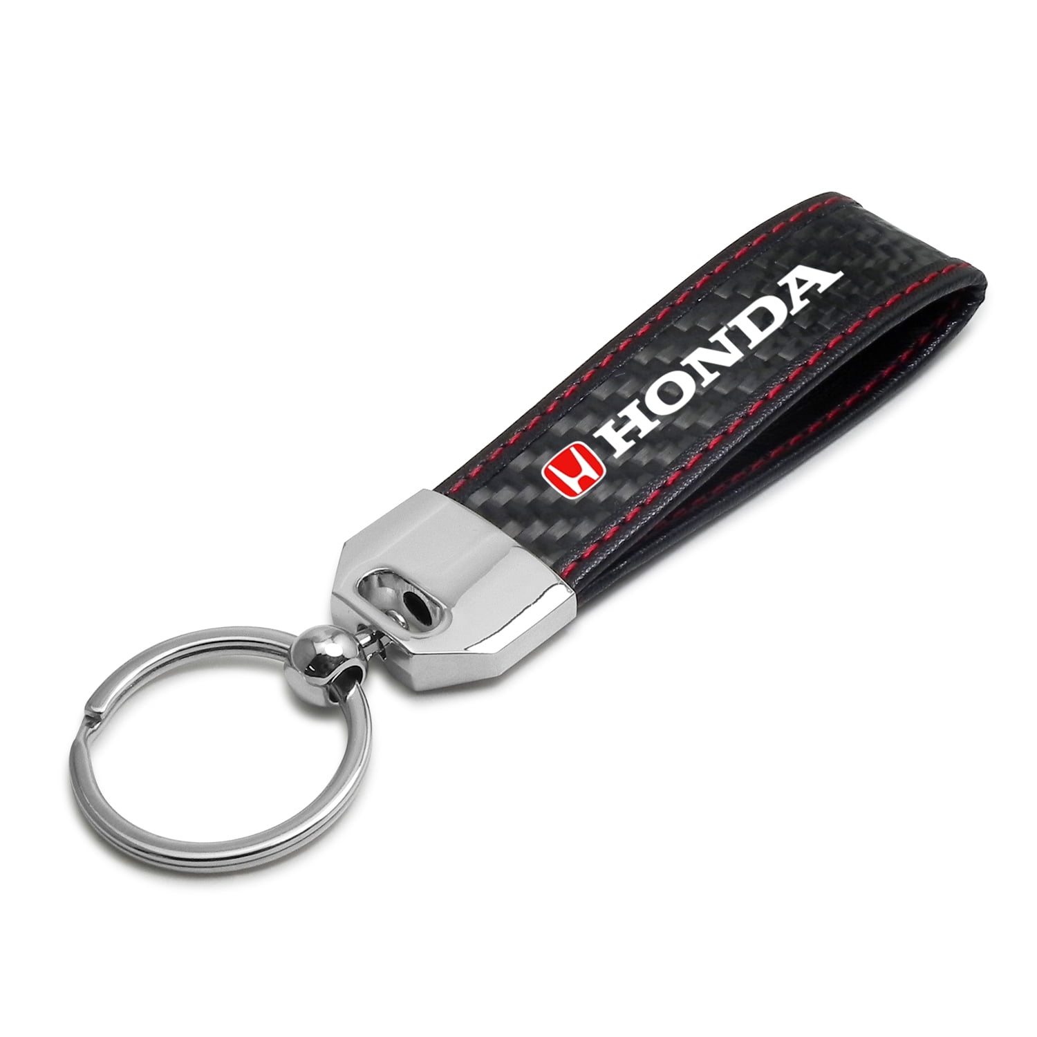 iPick Image for Honda Logo in Red Real Black Carbon Fiber Loop Strap ...