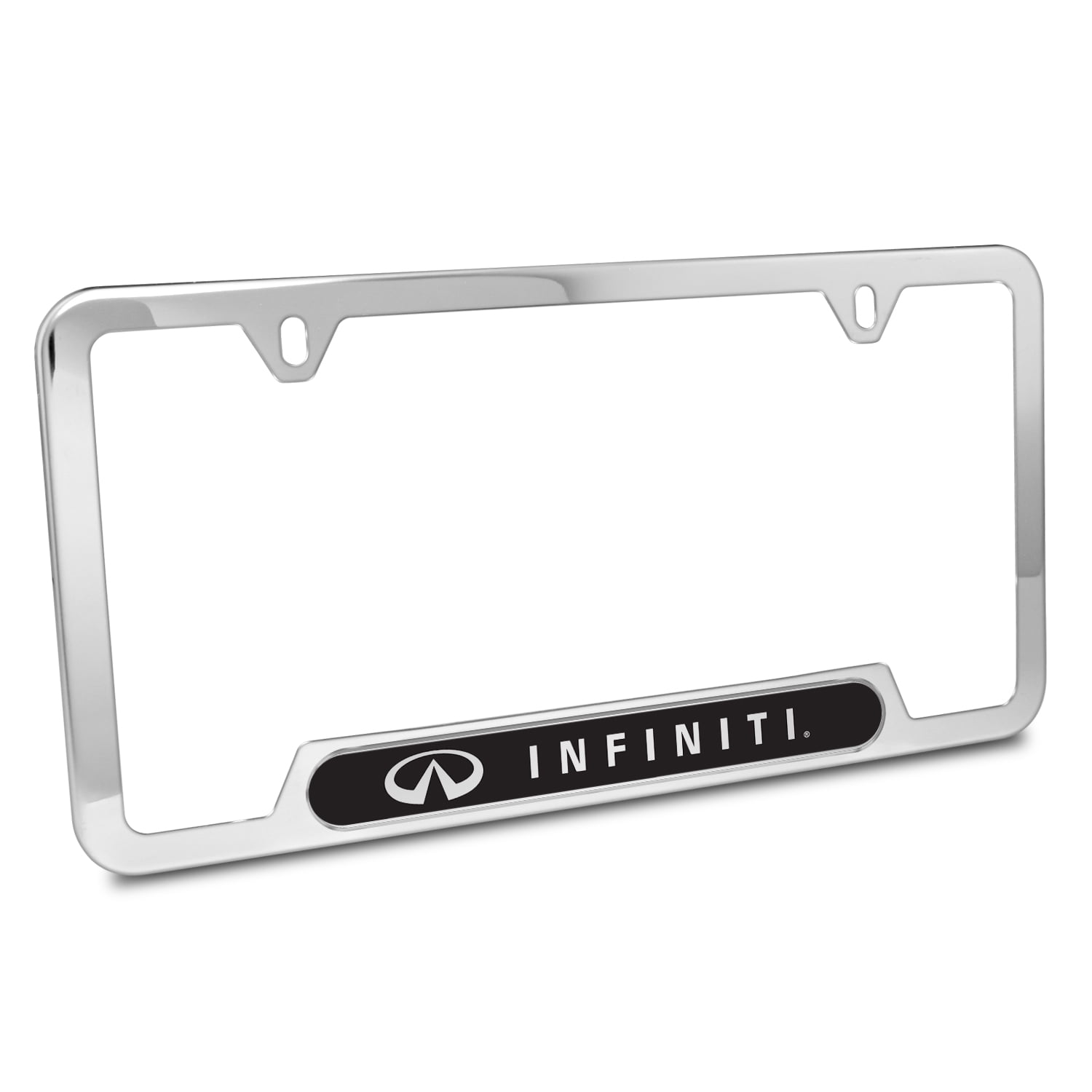 iPick Image for Infiniti in 3D Embossed Black Insert Chrome Finish 50 ...