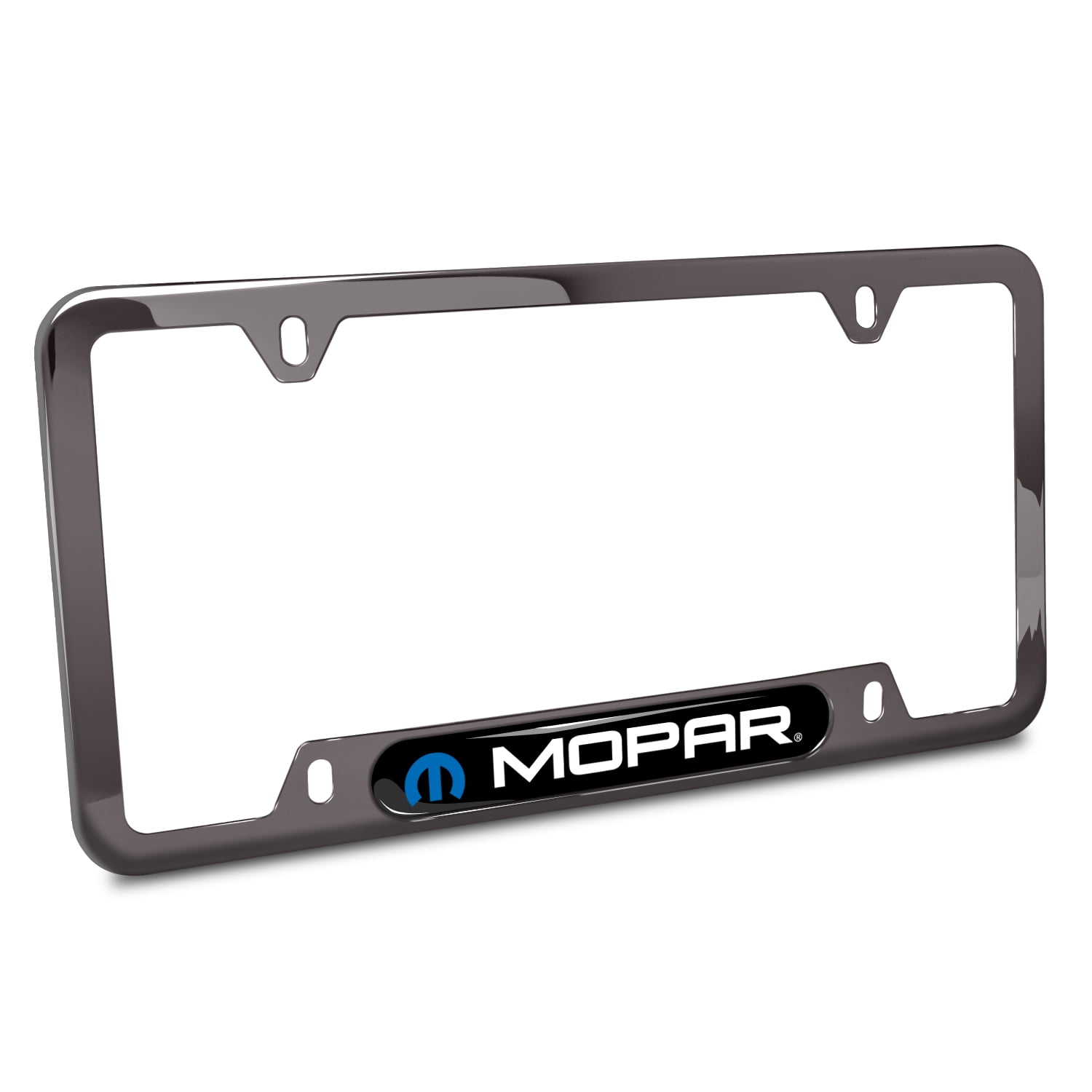 iPick Image for Mopar Black Insert Gunmetal Chrome Stainless Steel ...