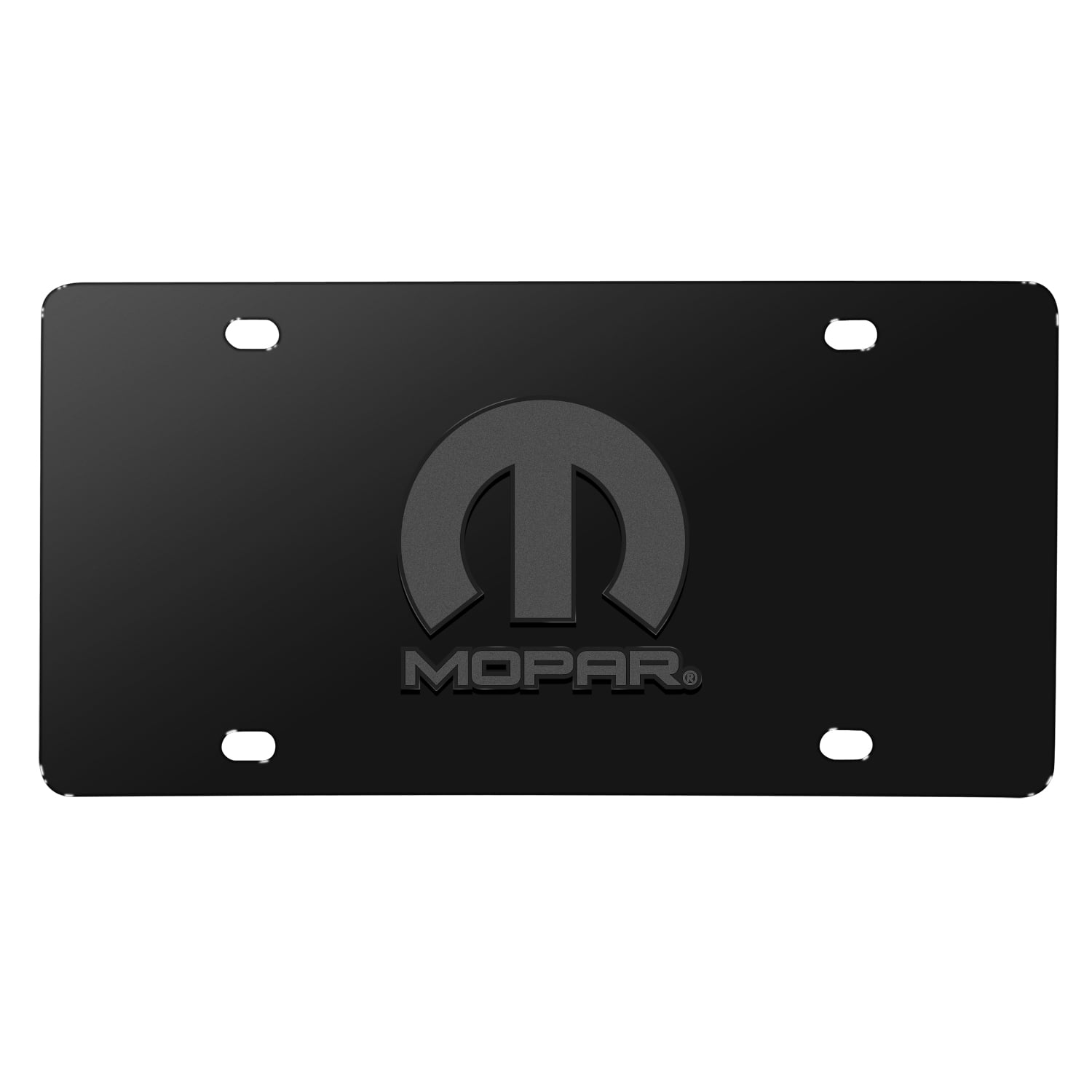 iPick Image for Mopar Logo 3D Dark Gray Logo on Black Stainless Steel ...
