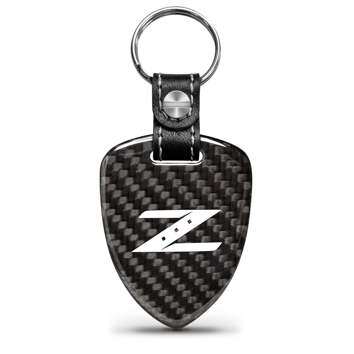 iPick Image for Nissan 350Z Z Logo Real Black Carbon Fiber Large Shield ...