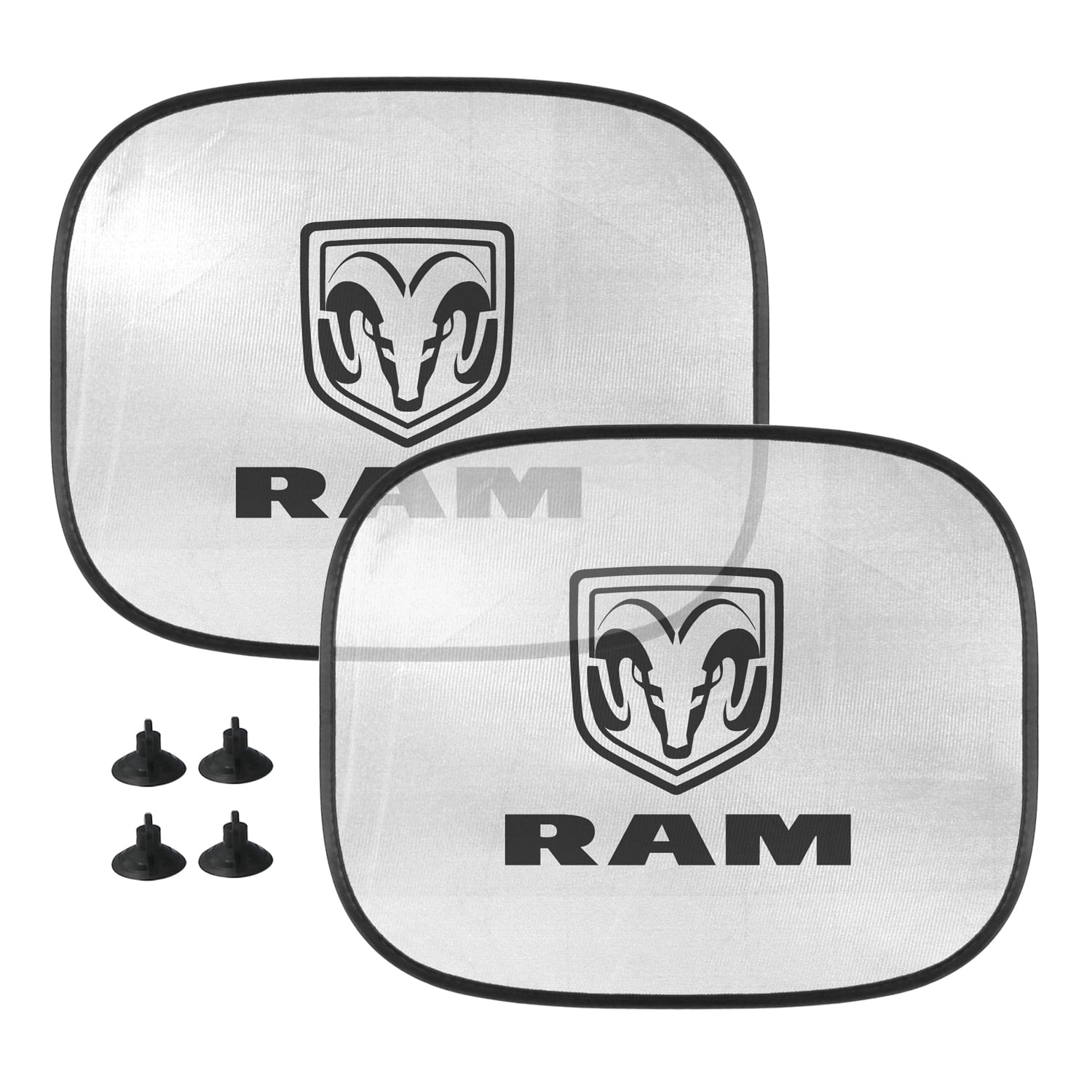 iPick Image for RAM Logo Car Side Window Mesh Sun Shades for Baby ...
