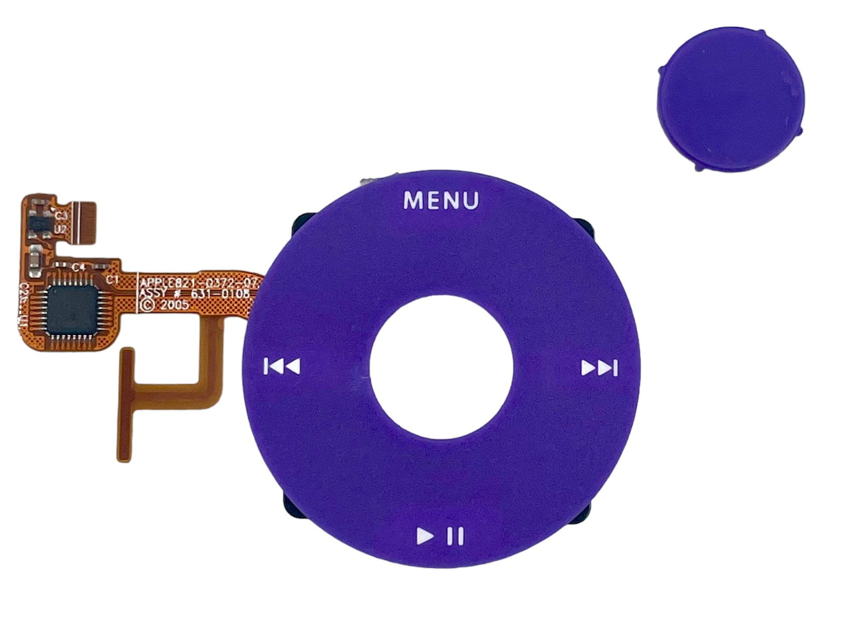 iPod Classic Purple Click Wheel / Center Button Flex Apple 5th 5.5 Gen ...