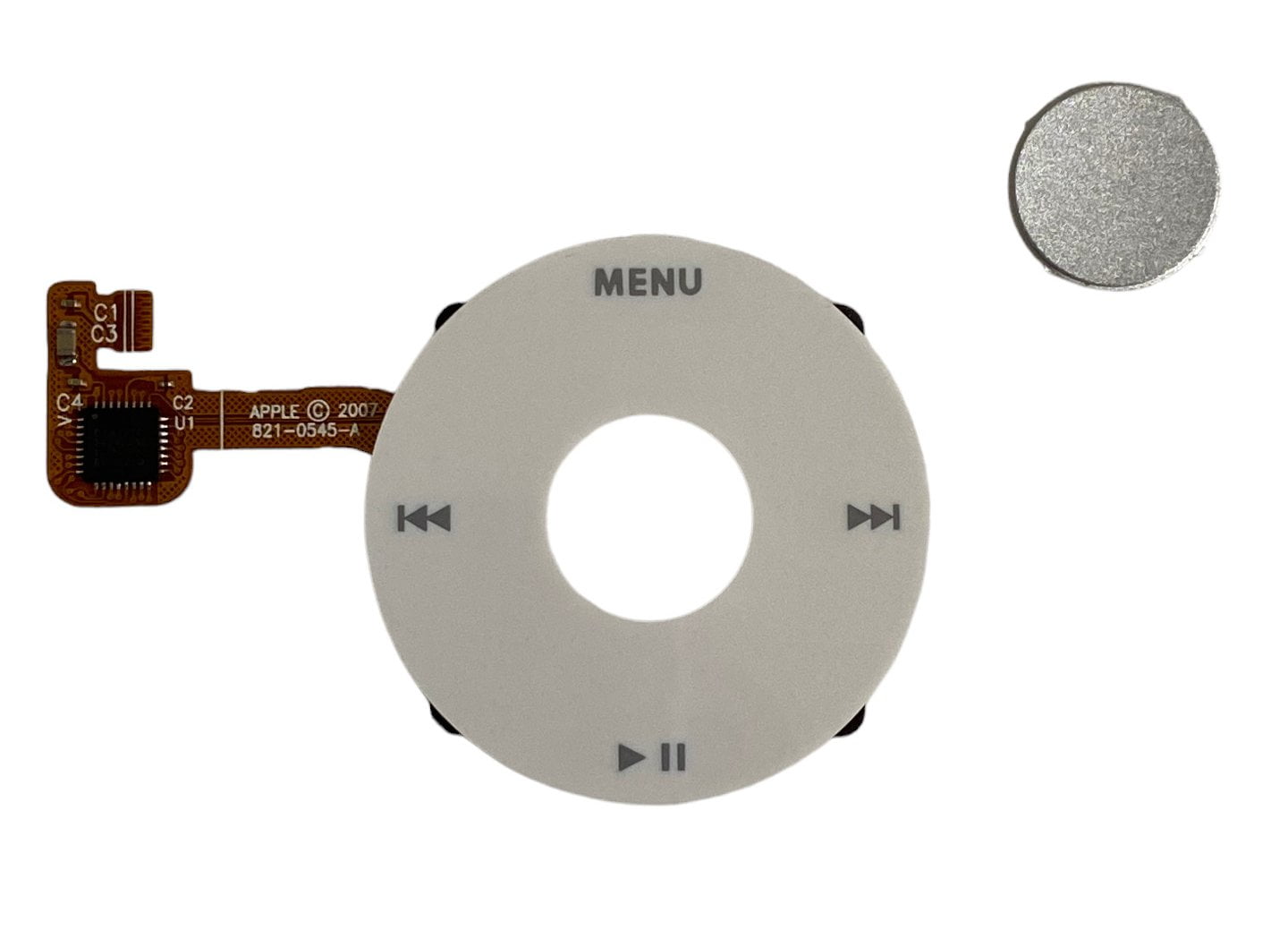 iPod Classic White Click Wheel / Center Button Flex Apple 6th & 7th ...