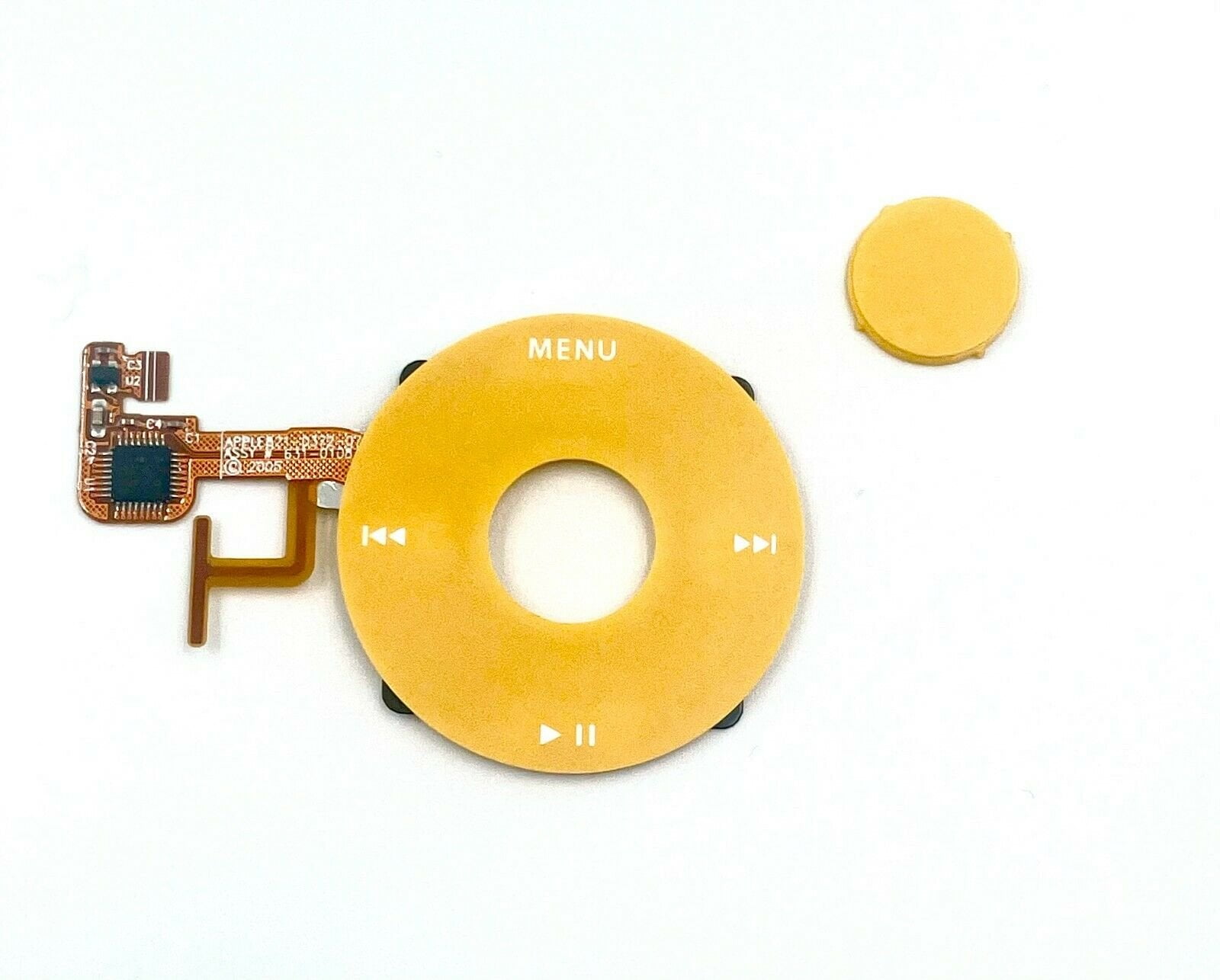 iPod Classic Yellow Click Wheel / Center Button Flex Apple 5th 5.5 Gen ...