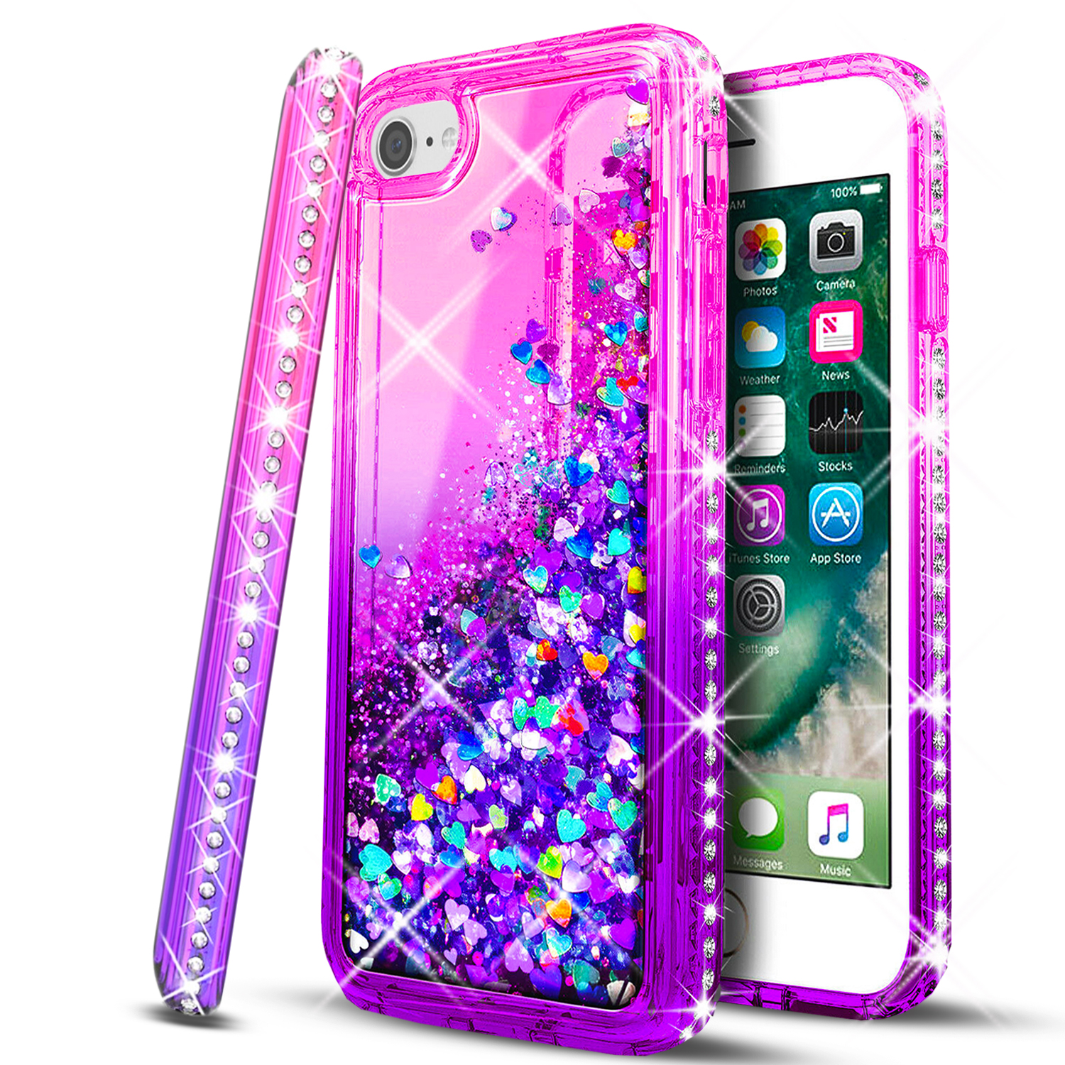 iPod Touch 5 / 6 / 7th Generation Case, with [Tempered Glass Protector ...