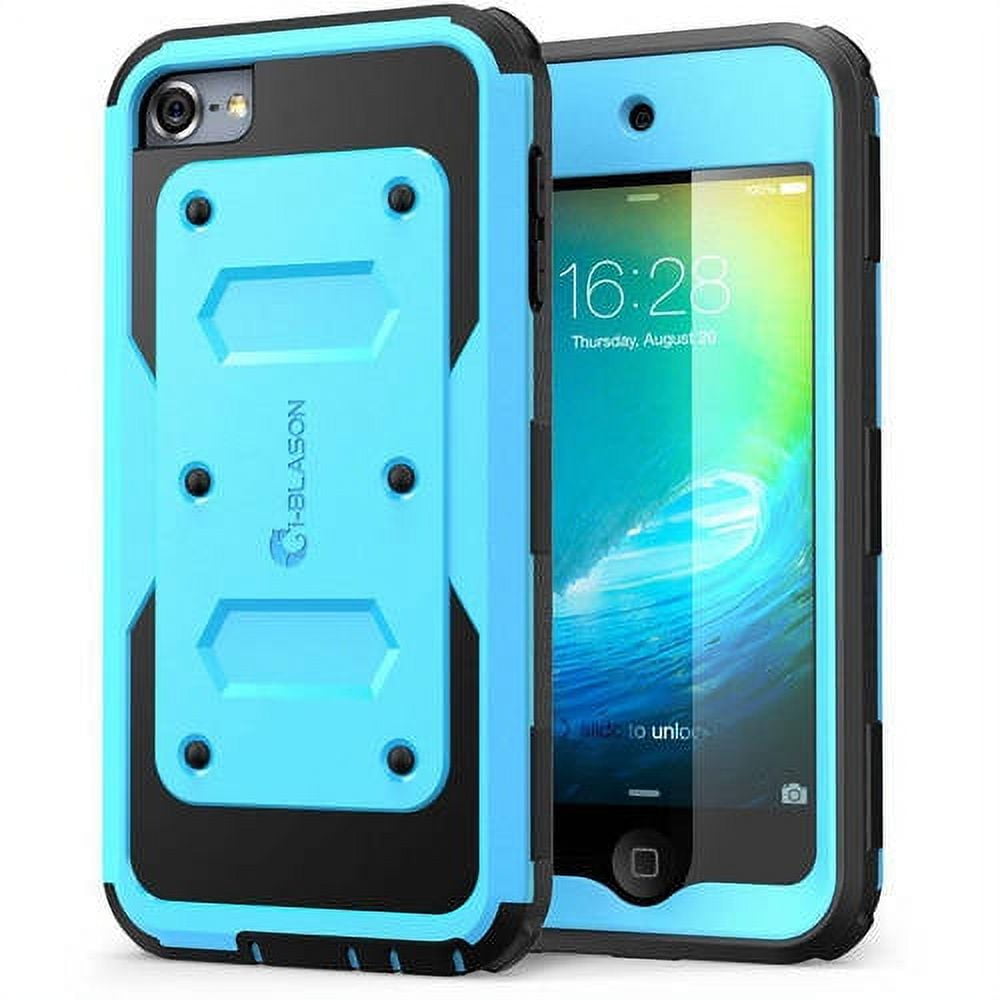 iPod iTouch 6G Case-i-Blason, Armorbox Hybrid Fullbody Case-Blue ...