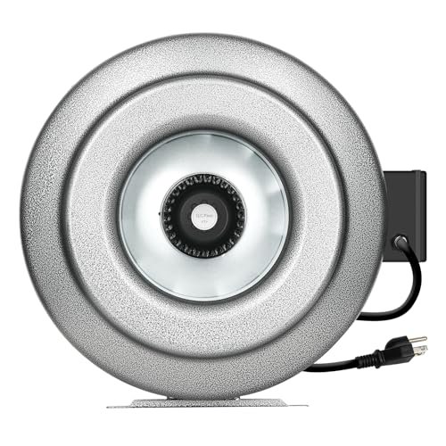 iPower 12 Inch 1060 CFM Inline Duct Window Ventilation Fan for Basement ...