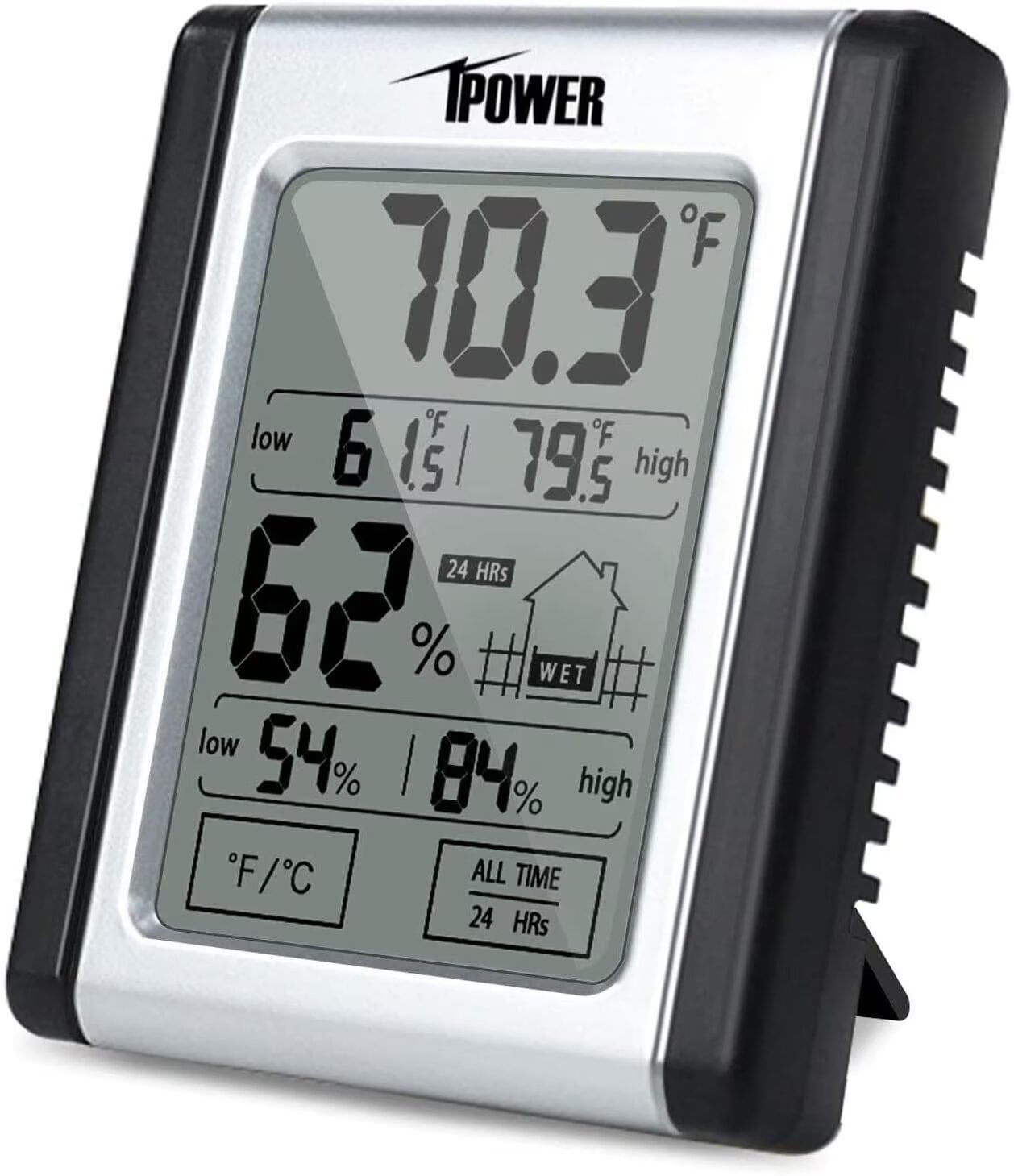 iPower 24 Pack Digital Hygrometer Thermometer with Touchscreen, Min/Max ...