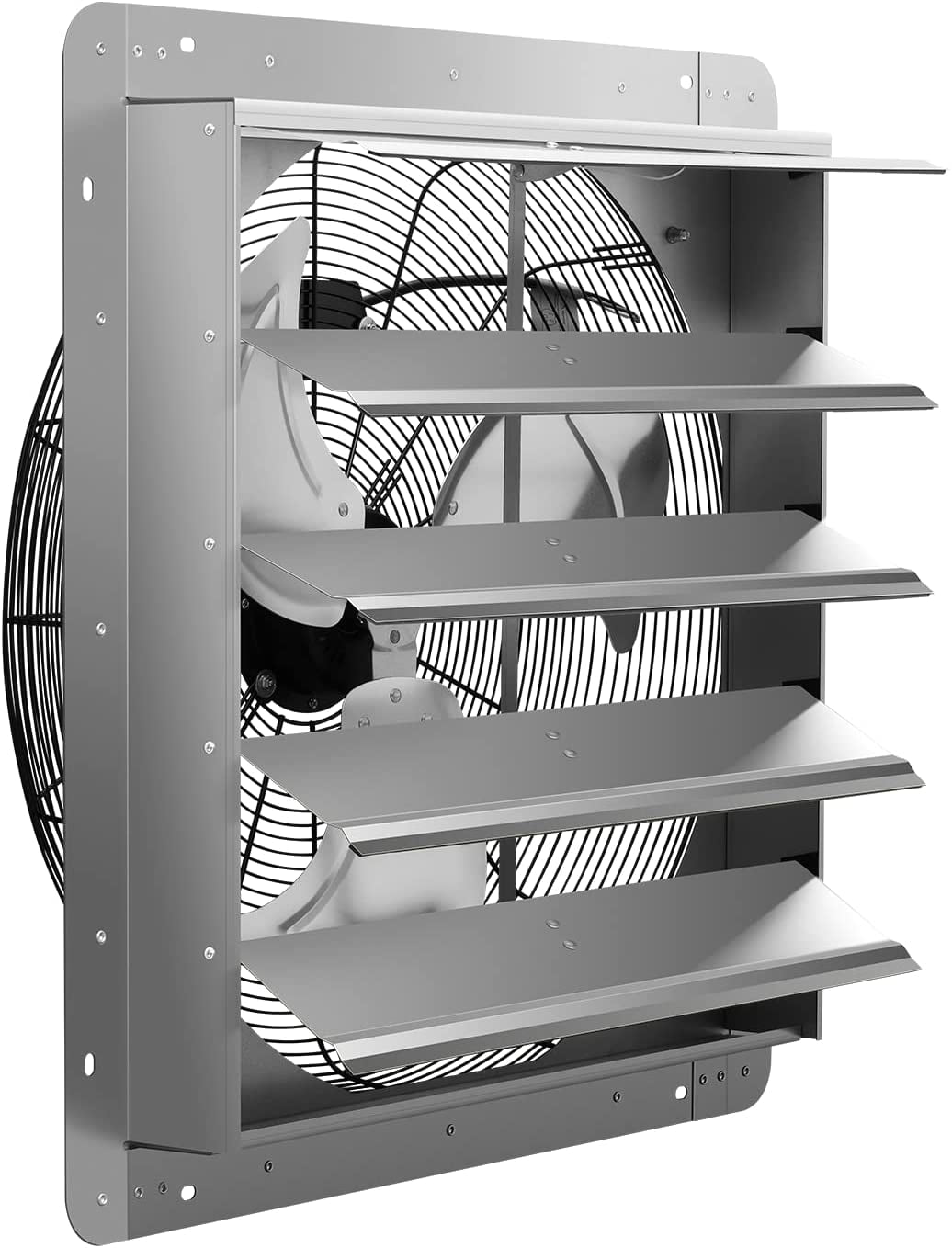 iPower 24-Inch 2750 CFM Wall Mount Air Shutter Exhaust Fan for Garage ...