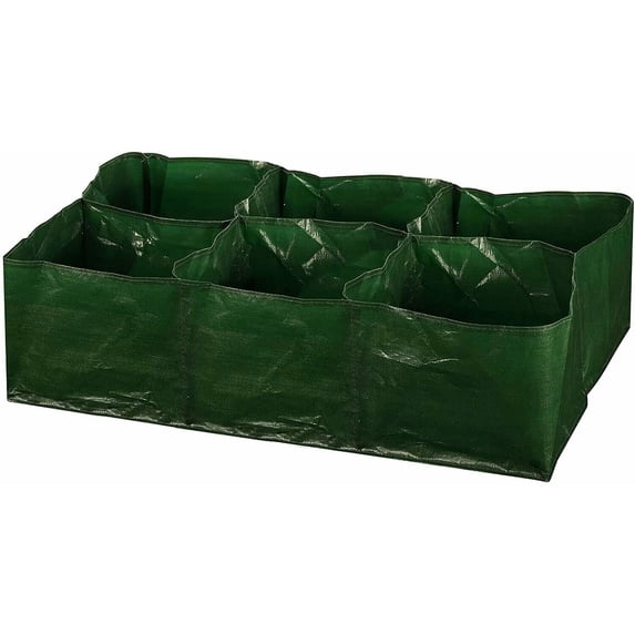 iPower 35-Gallon PE Garden Planting Bed Plastic Raised Plant Grow Bag ...