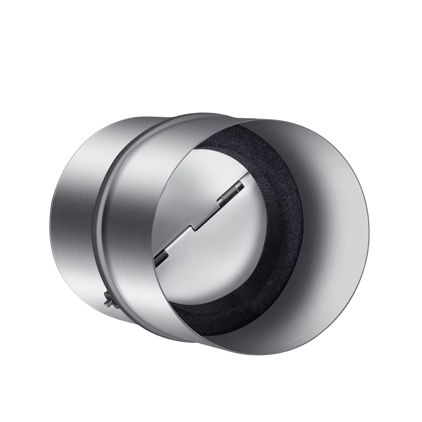 iPower 4 inch Metal Backdraft Air Vent Shutter Damper, One-Way Airflow ...