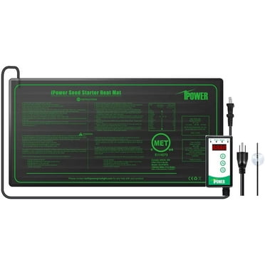 iPower 2-Pack 40-108°F Digital Heat Mat Thermostat Controller for Seed ...