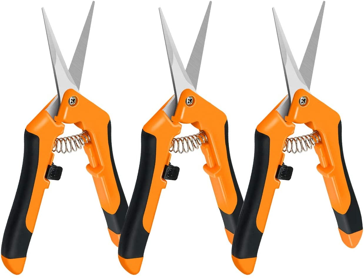 iPower 6.5 inch Pruning Shears Hand Pruner for Gardening Potting with ...