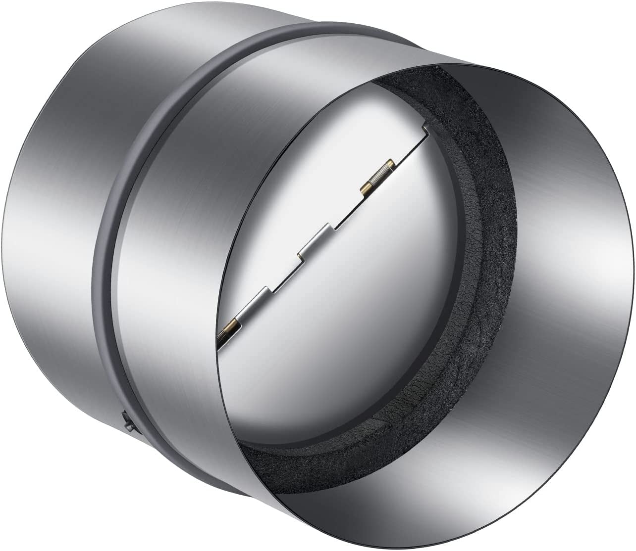 iPower 6 inch Draft Blocker Backdraft Damper Duct Airflow Ducting ...