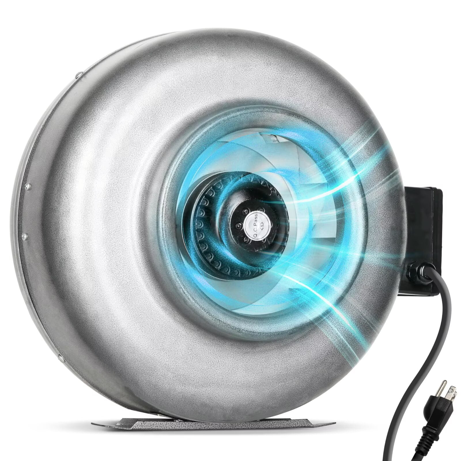 iPower 8 Inch 750 CFM Inline Duct Fan HVAC Exhaust Blower Air ...
