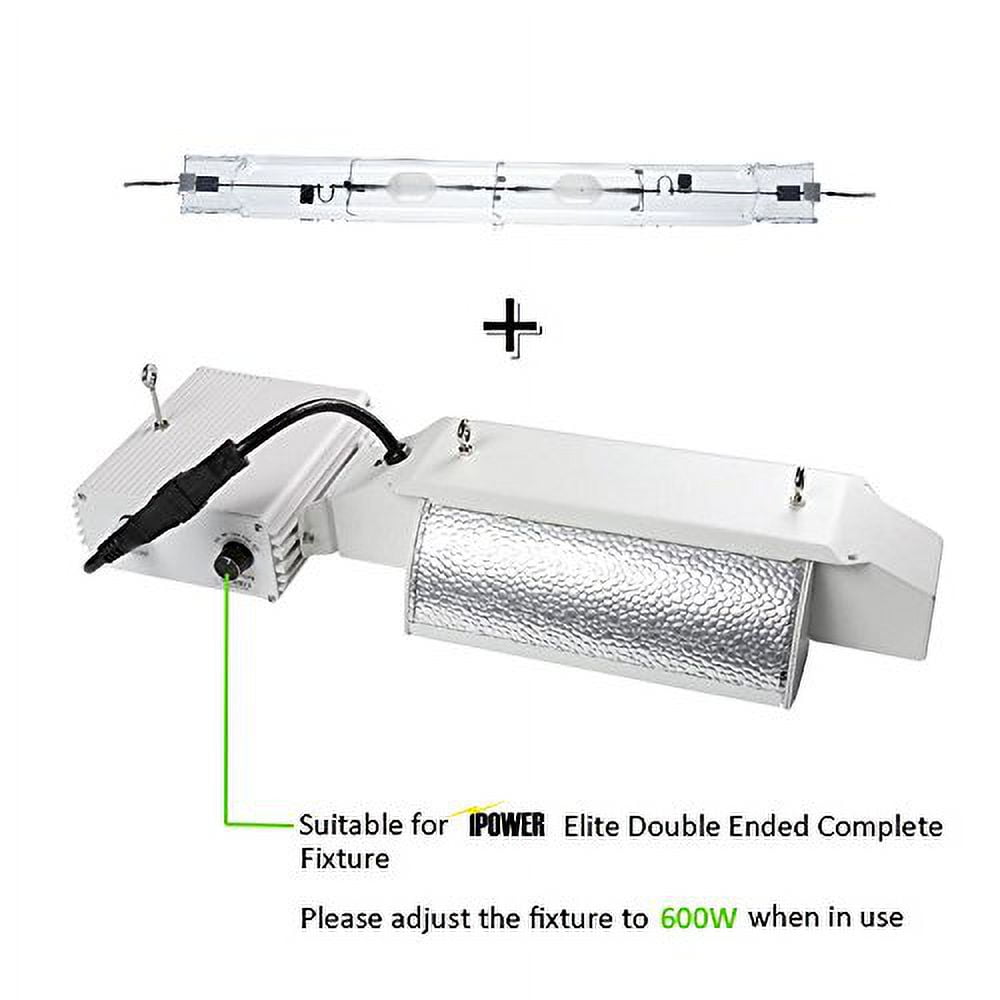 iPower GLBULBDECDM630K4 630W Double Ended Ceramic Metal Halide Grow ...