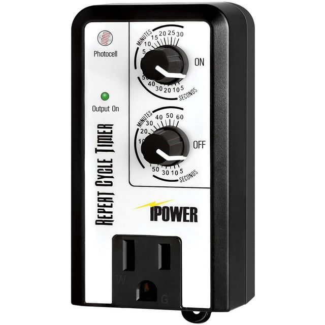 iPower Short Period Repeat Intermittent 3 Cycle Mode 15A Interval Timer ...