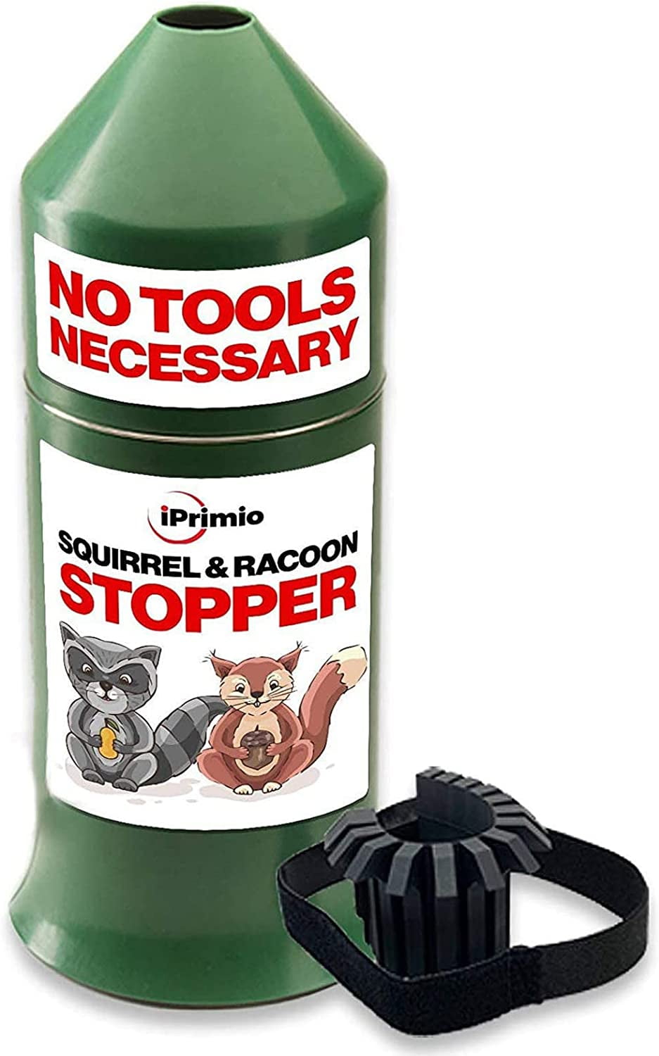"iPrimio Deluxe 18"" Squirrel-Raccoon Stopper - No Tool Install, Wrap ...