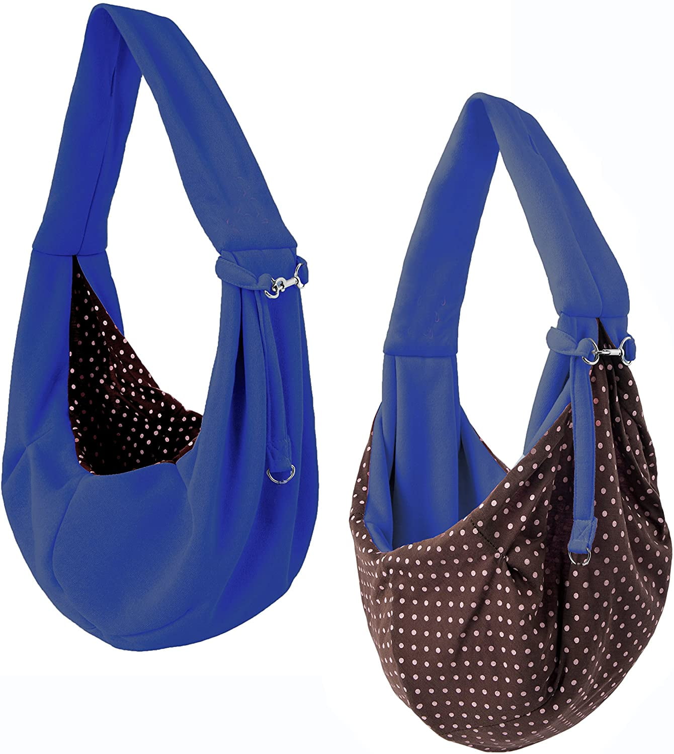 iPrimio Dog and Cat Sling Carrier - Hands Free Reversible Pet Papoose ...