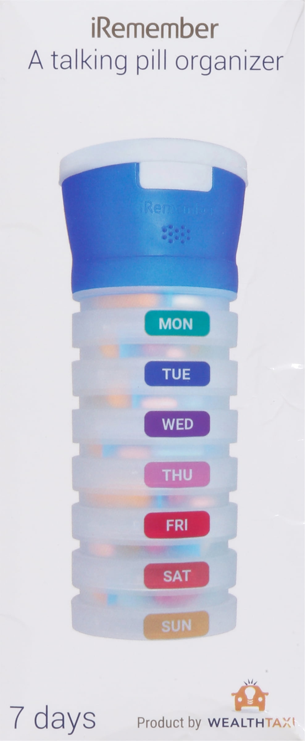 iRemember - Talking Pill Cap with 7 Compartments, Speaks Messages to ...