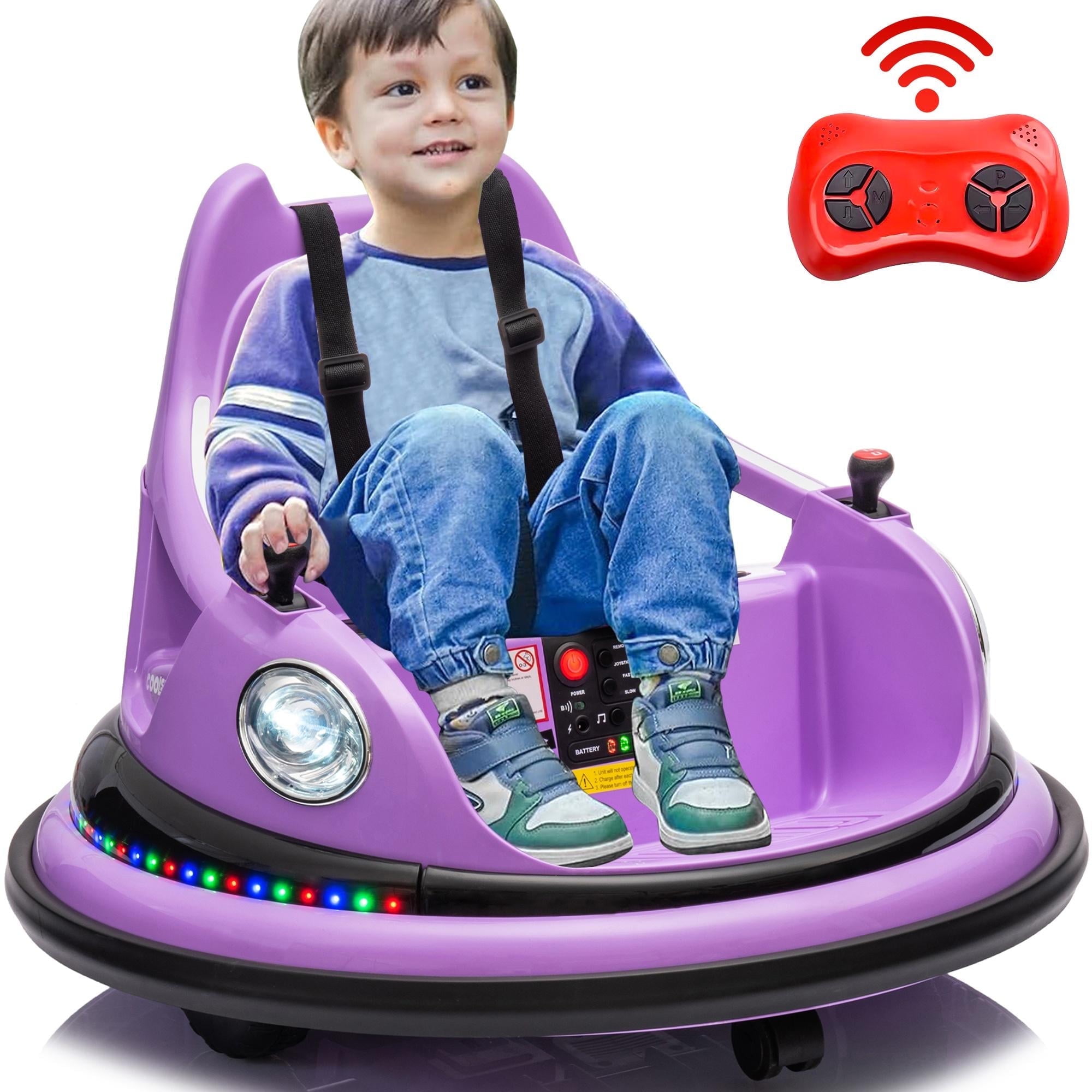 iRerts 12V Kids Bumper Car, Electric, Remote Control, Bluetooth, Music ...