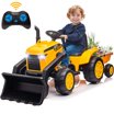 Costway 12V Power Toy: Battery Operated Kids Ride-On Excavator Digger ...