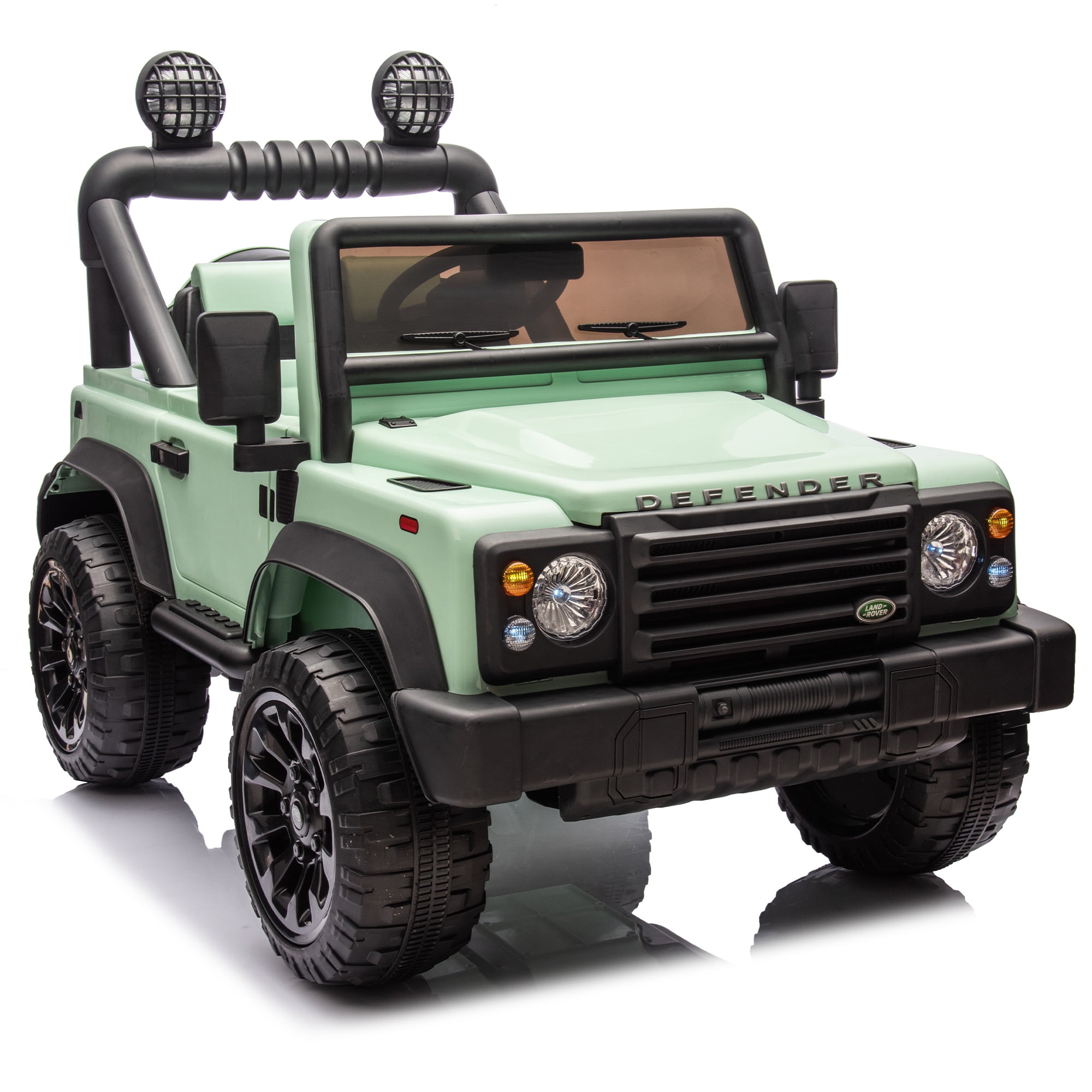 24V 2 Seater Ride on Car for Kids, Licensed Land Rover Defender Volta ...