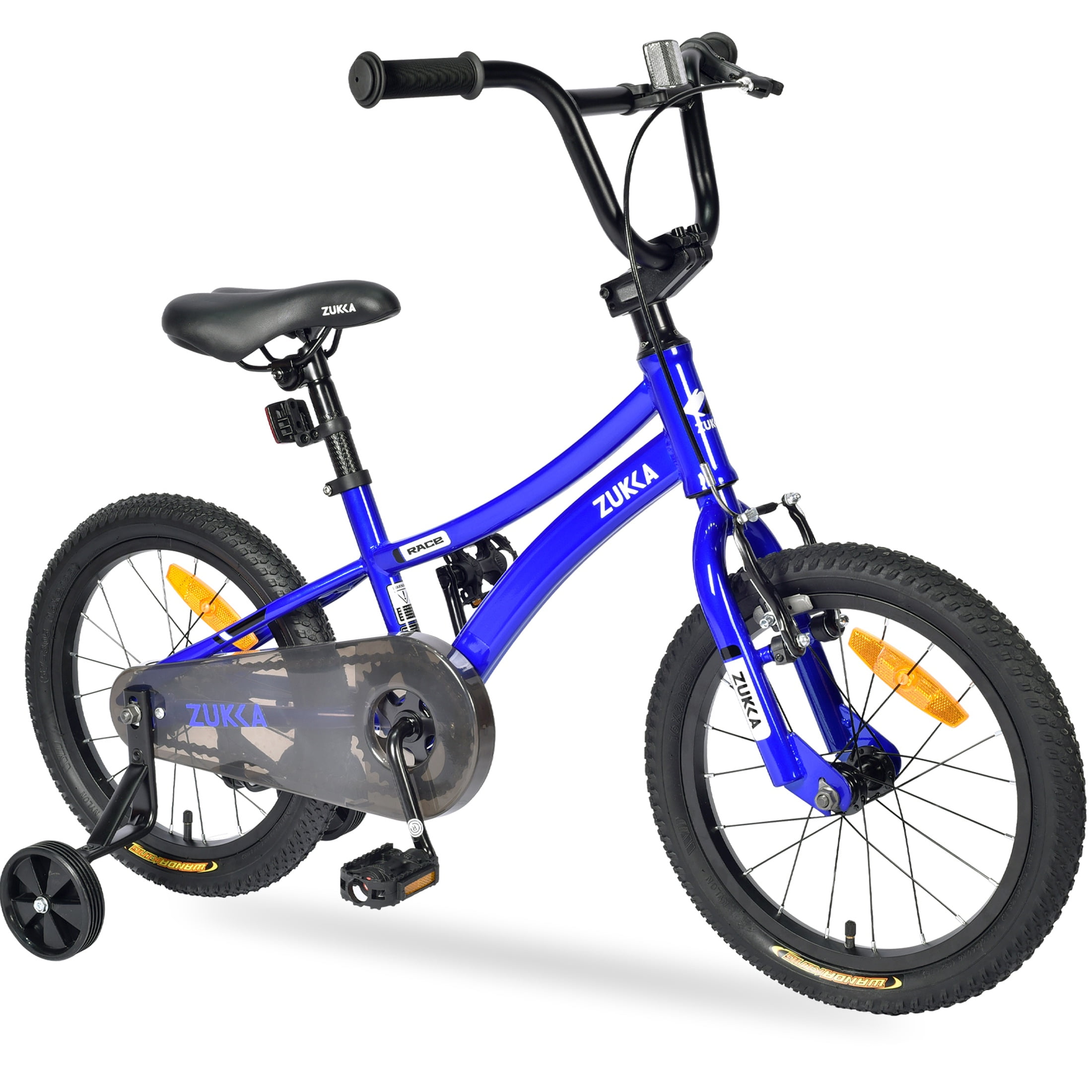 iRerts 16" Kids Bike, Freestyle Bicycle for Boys Girls Ages 4-10, Bike for Kids with Removable ...