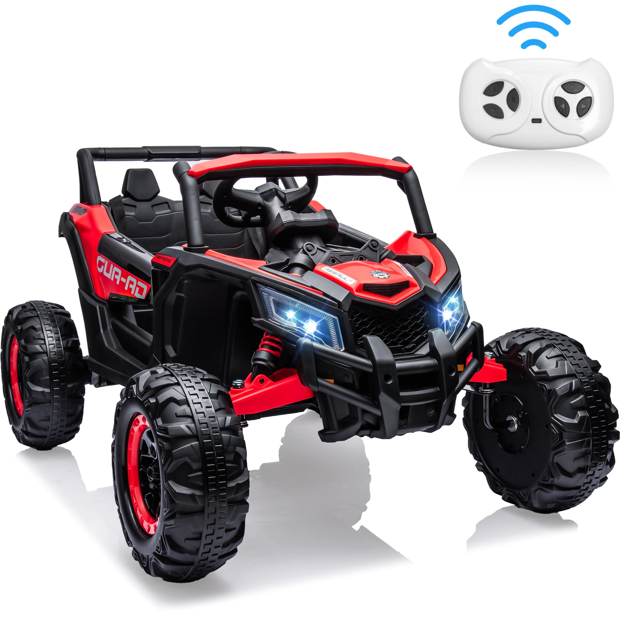 iRerts UTV Rideable 24V Battery Powered Toy Car with Remote for Kids ...